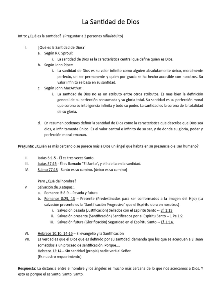 Los Atributos De Dios Pdf