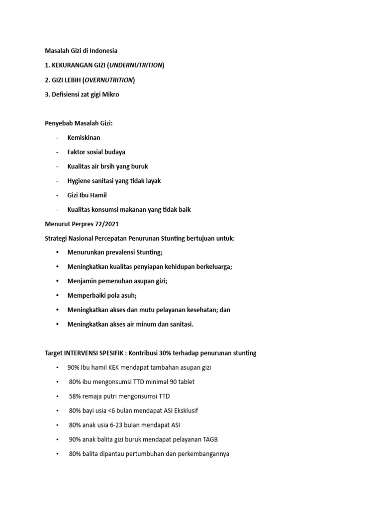 Resume Gizi Tugsus | PDF