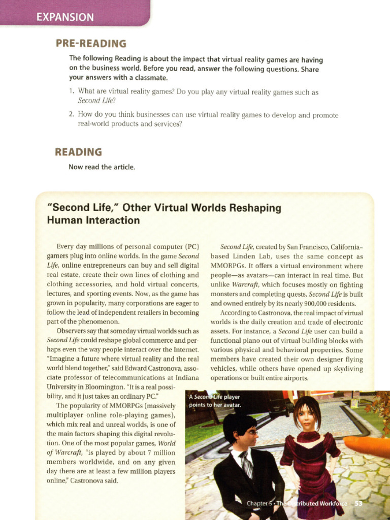 Second Life Pdf