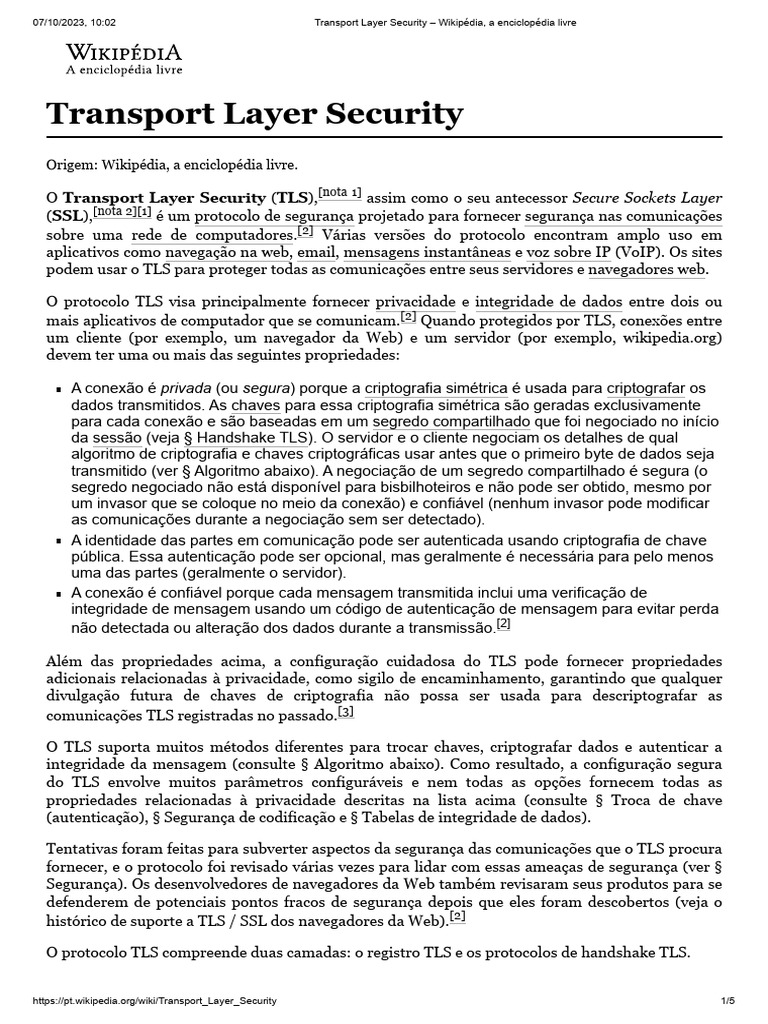 Transport Layer Security Tls Pdf