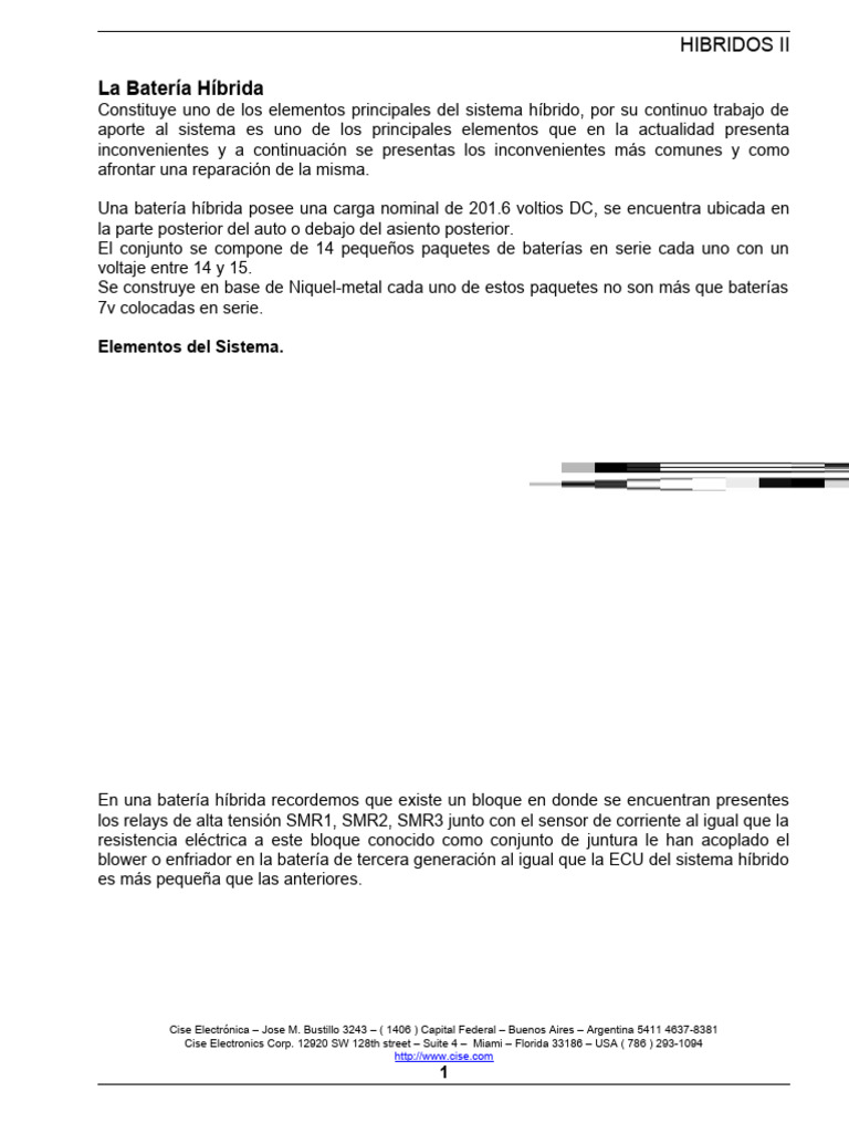 Manual Ii De Vehiculos Hibridos Pdf Corriente Eléctrica Voltaje