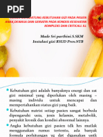 Tabel RDA PD Anak | PDF