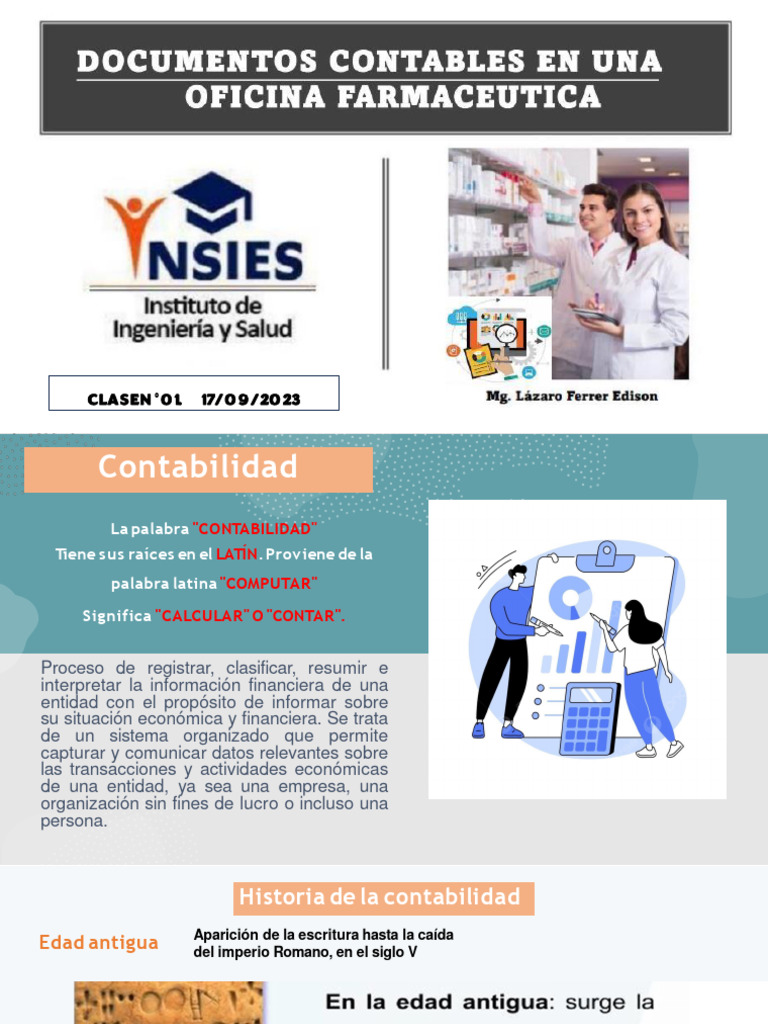 Clase #01 Documentos Contables | Descargar gratis PDF | Factura ...