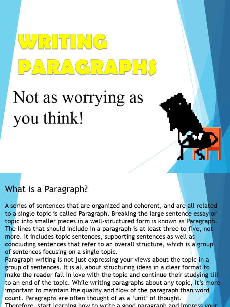 Guide to Effective Paragraph Writing | PDF | Paragraph | Thought