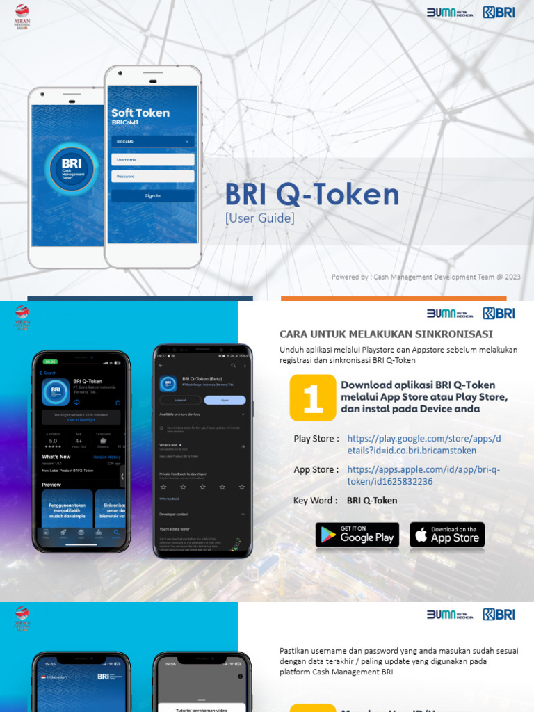 Manualbook - Registration BRI Q-Token V 1.2.1 | PDF