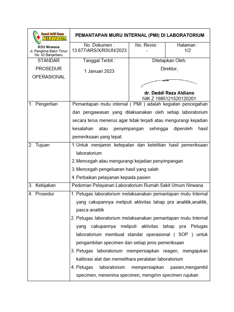 4. Pemantapan Mutu Internal (Pmi) | PDF