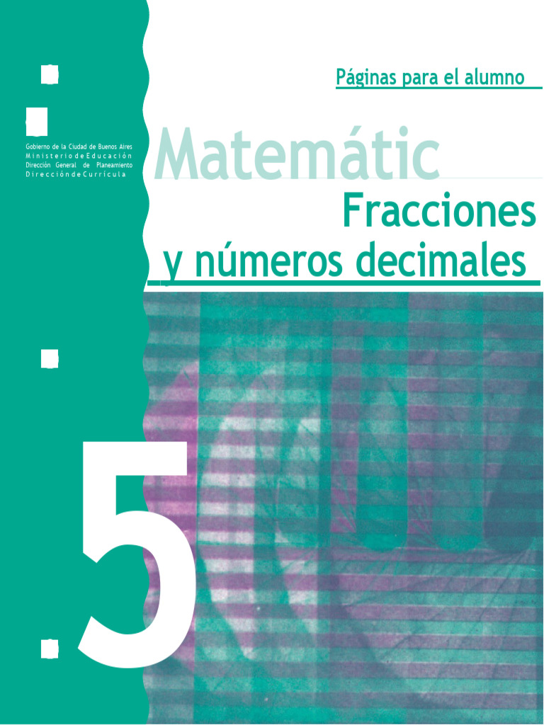 Fracciones y Decimales 5to | Descargar gratis PDF | Matemáticas ...