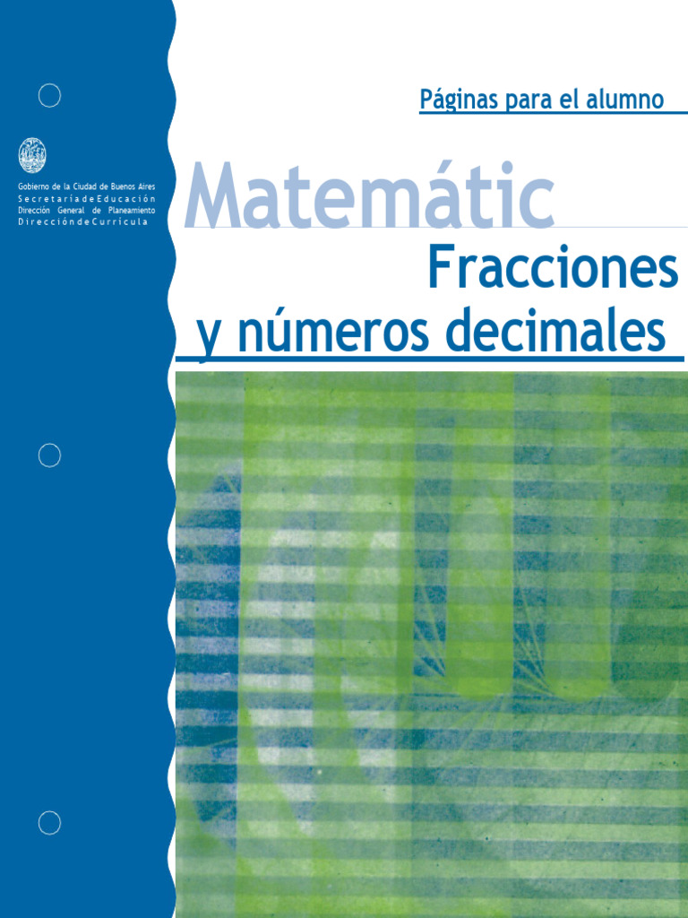 Fraciones y Decimales 6to | PDF | Multiplicación | Matemáticas