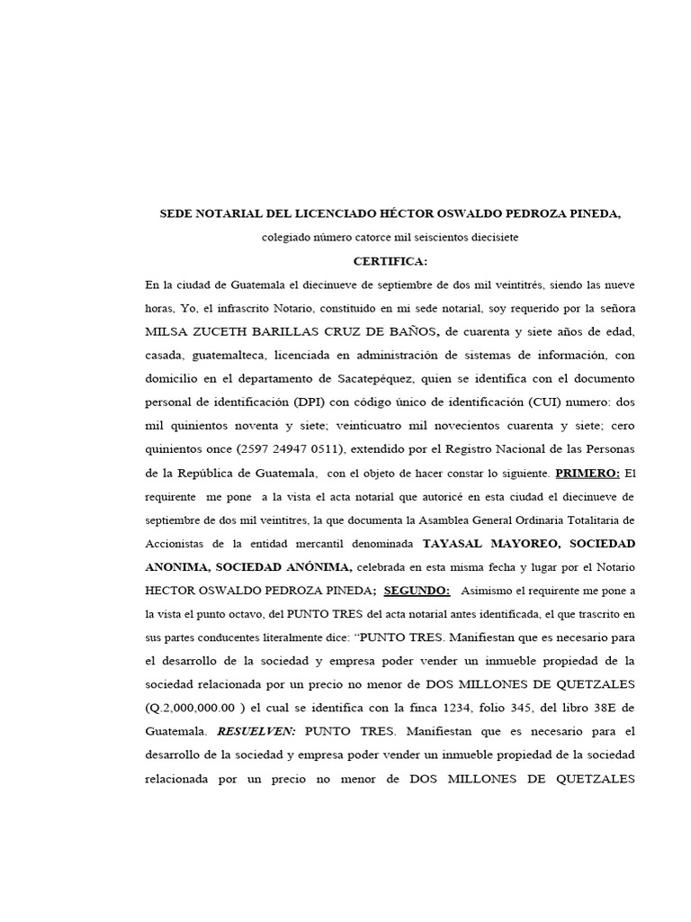 2024 Acta de Punto Resolutivo | PDF | Ley común | Derecho Civil (Common Law)