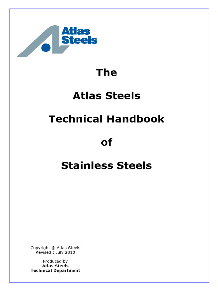 Stainless Steel Technical Handbook | PDF | Stainless Steel | Steel