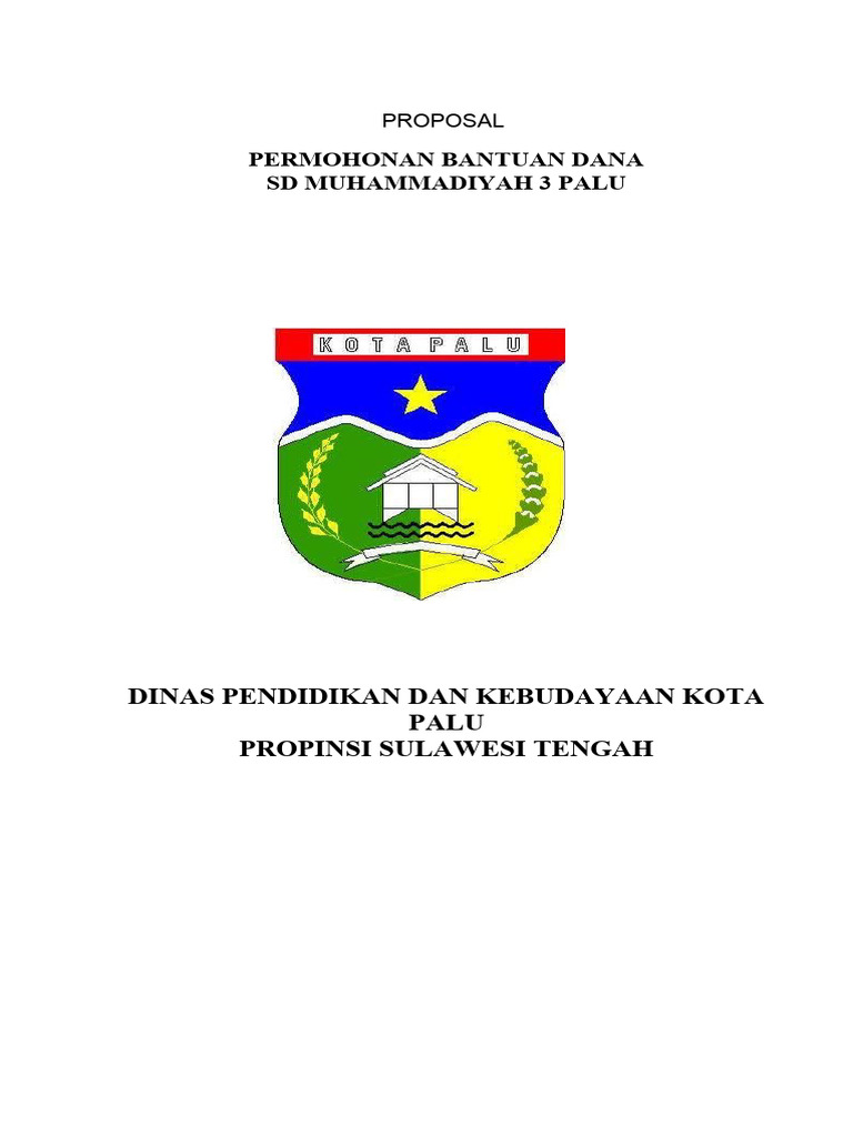 Proposal Batuan Dana Disdik SDM 3 | PDF