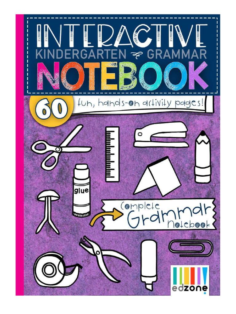 Grammar Notebook Kindergarten Pack C | PDF | Noun | Plural