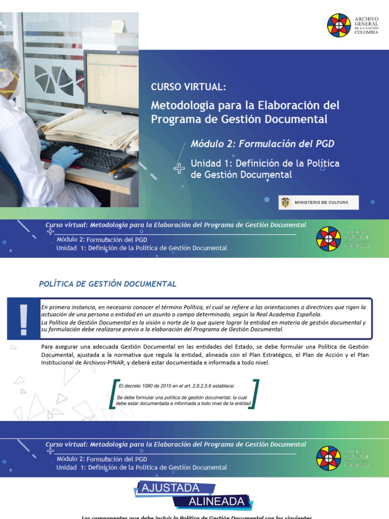 PGD Modulo 2 Unidad 1 | PDF | Gestión de registros | Business