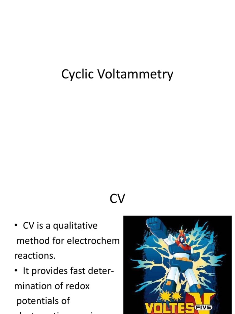 Cyclic Voltammetry | PDF | Electrochemistry | Physical Sciences