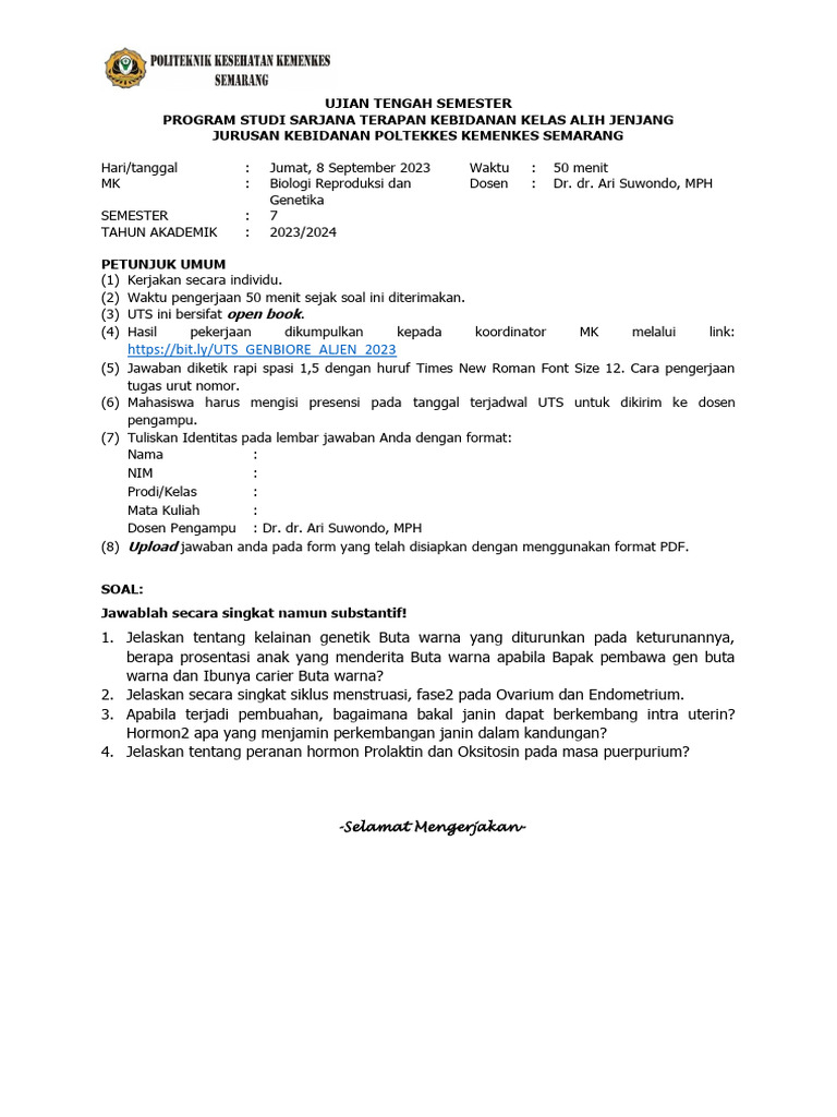 UTS BIOREPRO DR - Ari 2023 | PDF