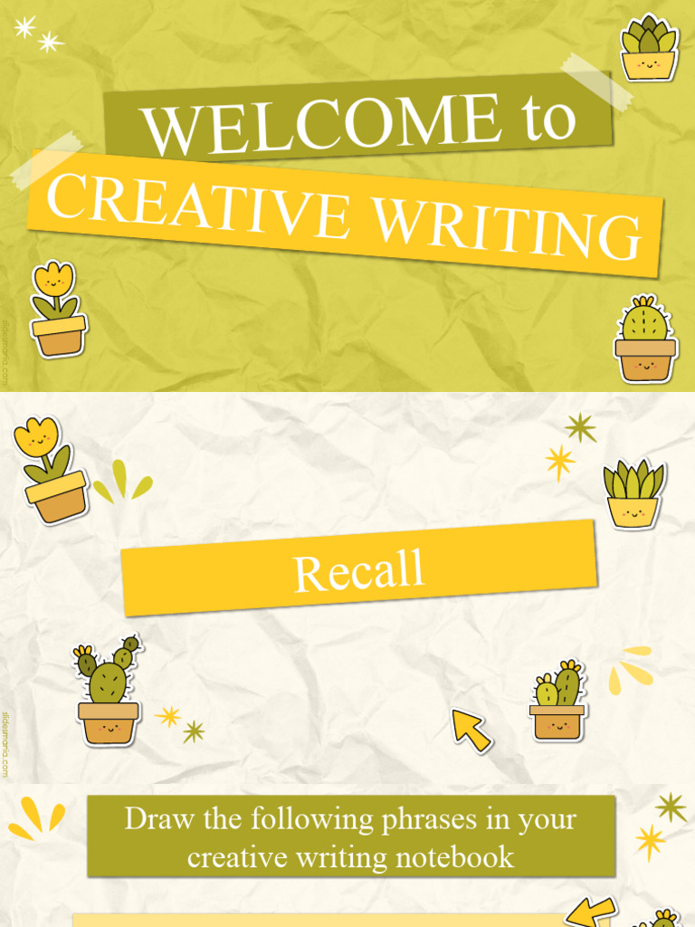 Creative Writing Techniques and Objectives | PDF | Senses