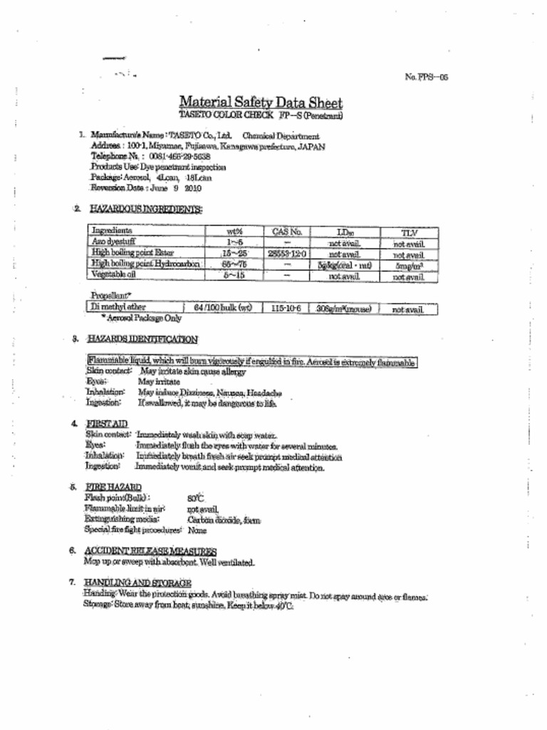 21.taseto Color Check (FP-S) | PDF