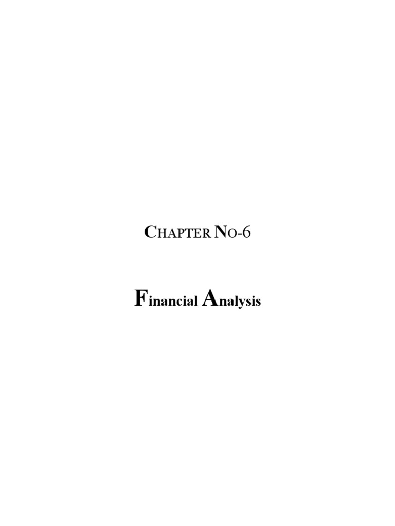 Chap-6 Financial Analysis | PDF | Working Capital | Equity (Finance)