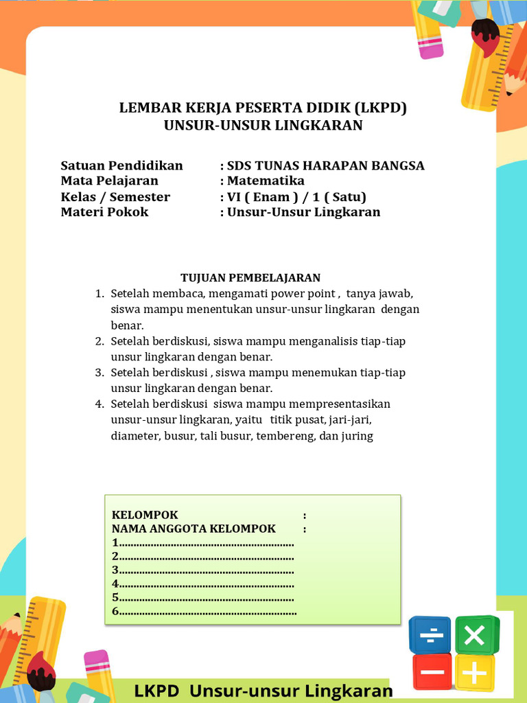 Lembar Kerja Peserta Didik | PDF