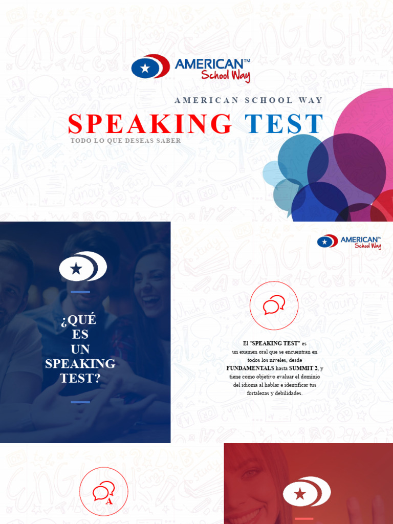 Guía Completa del Speaking Test | PDF | Comunicación humana | Lingüística