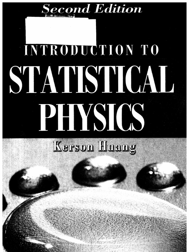 Introduction To Statistical Physics | PDF