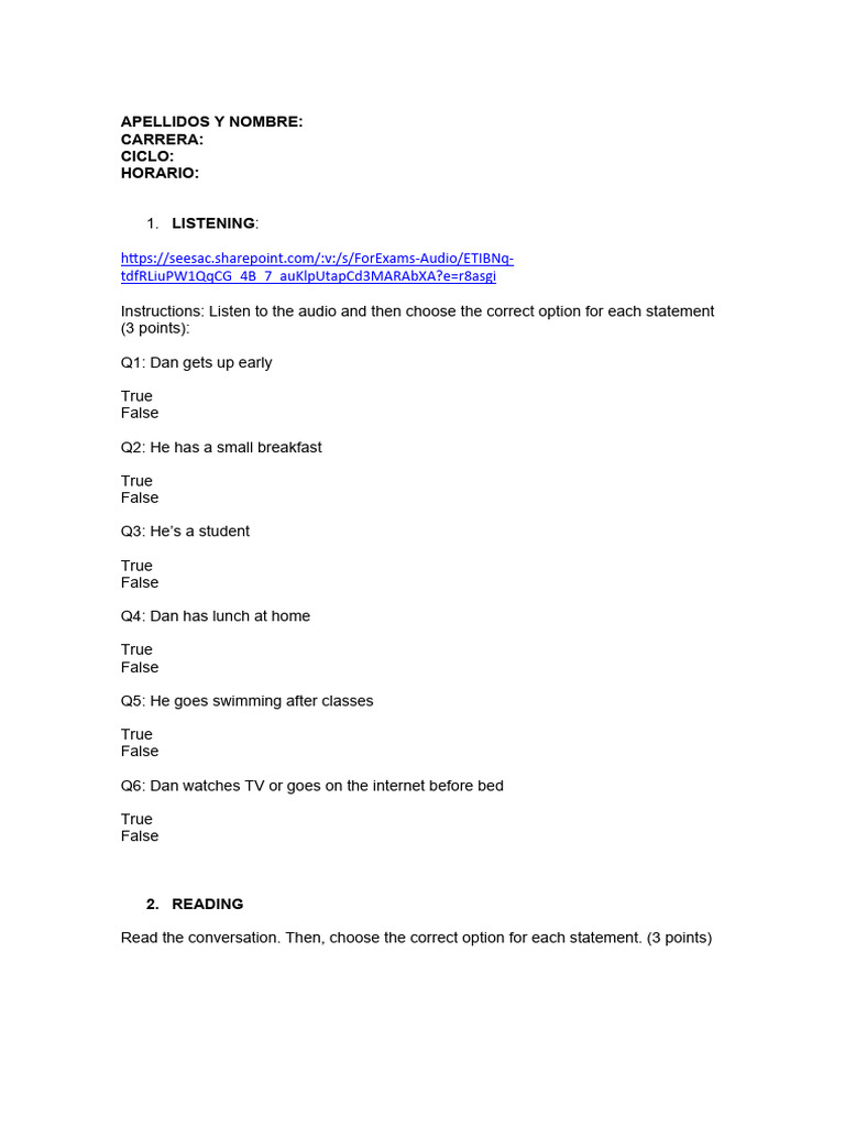 Ipln - Final Exam - Part 2 | PDF