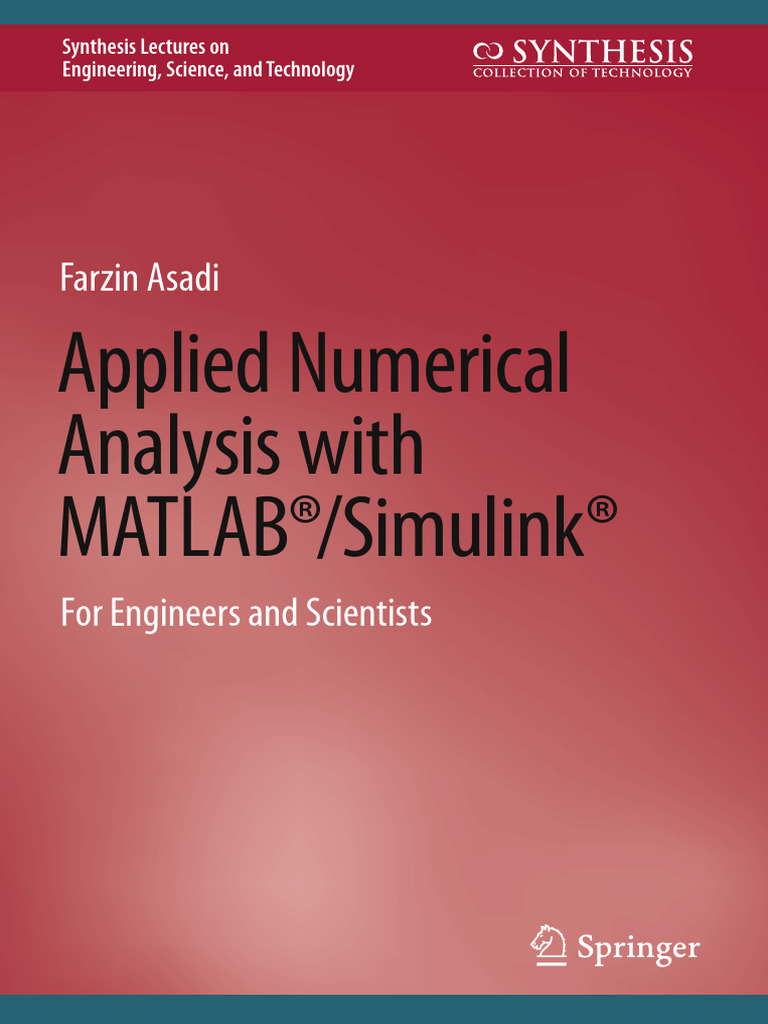 Applied Numerical Analysis With MATLAB - Simulink. For Engineers A ...