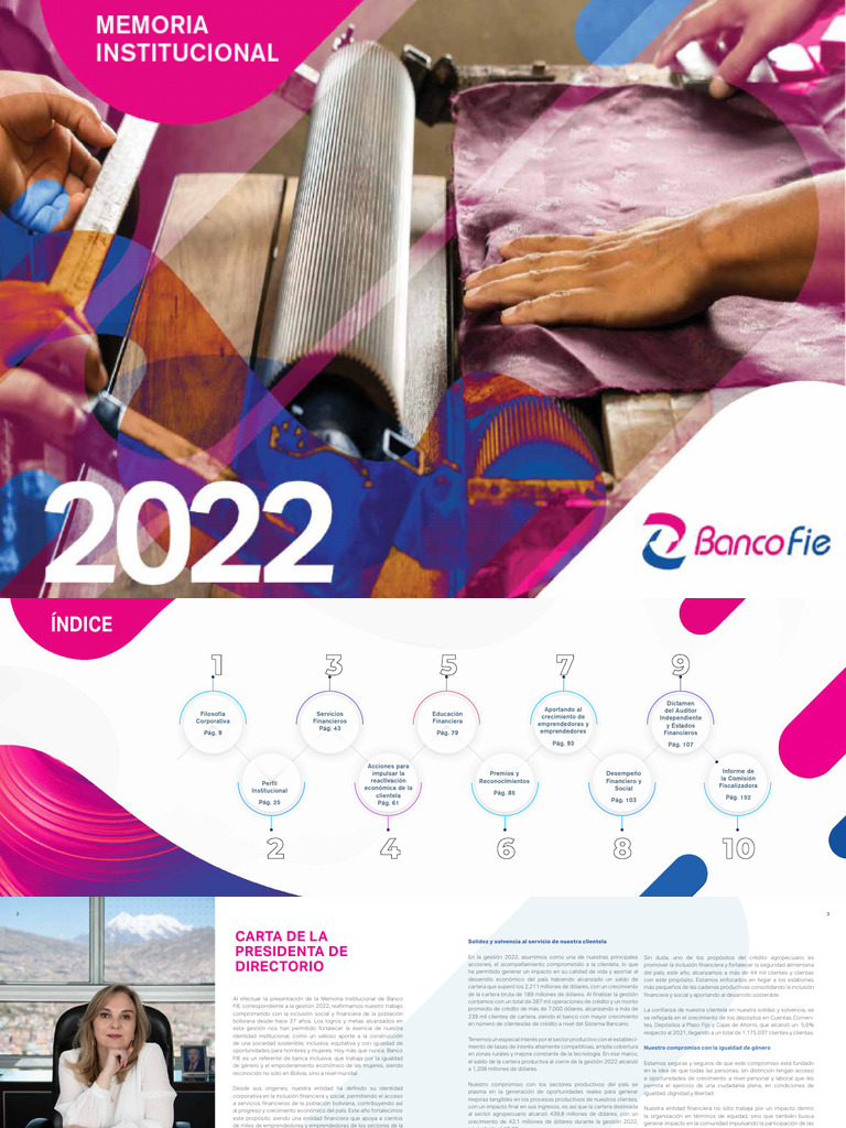 Banco FIE: Inclusión y Crecimiento 2022 | PDF | Finanzas y dinero