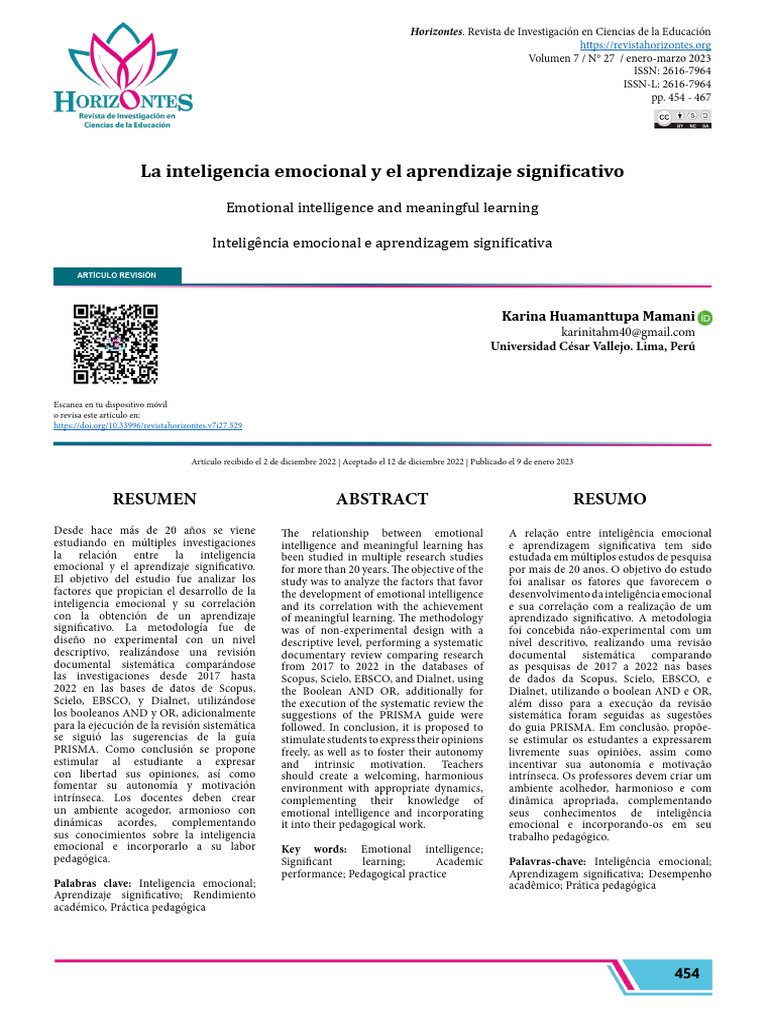 Articulo 35 Horizontes n27v7 | PDF