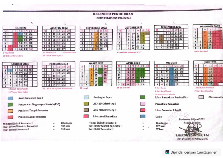 Kalender Pendidikan | PDF