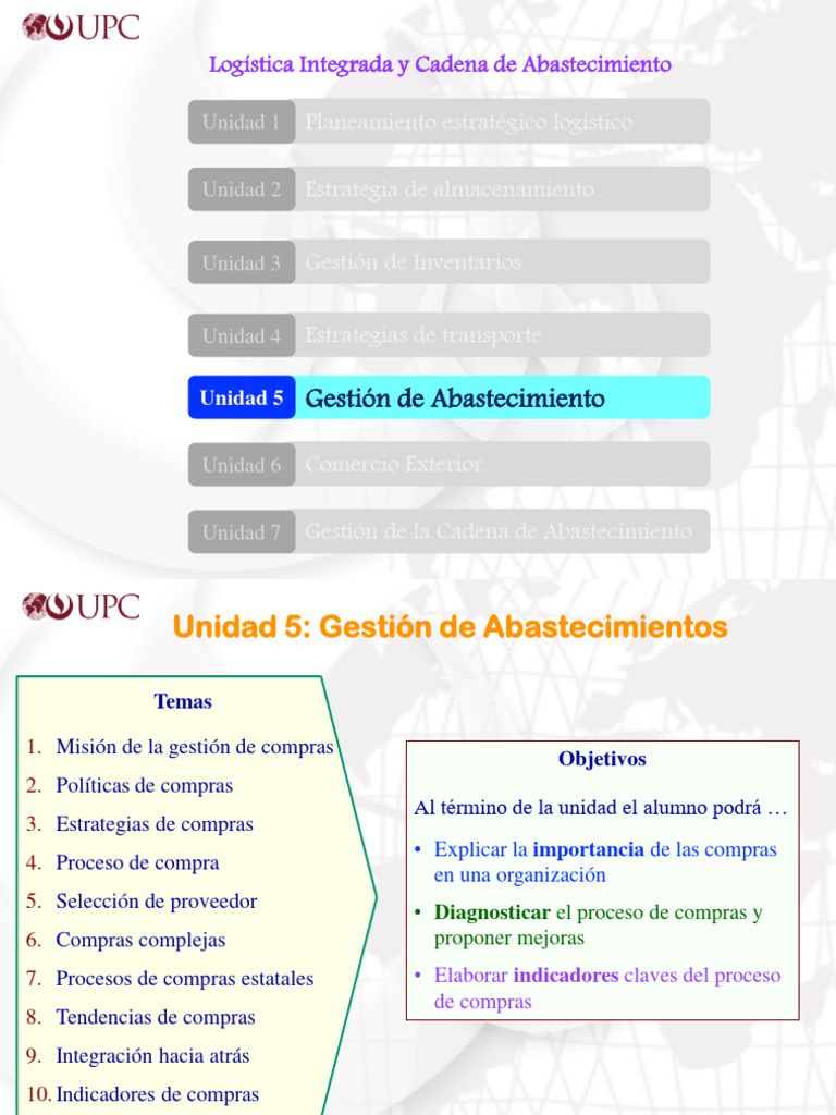 U5 Abastecimientos | PDF
