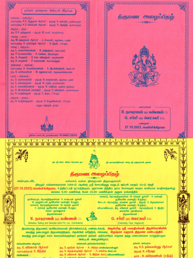 Nagaraj Invitation | PDF