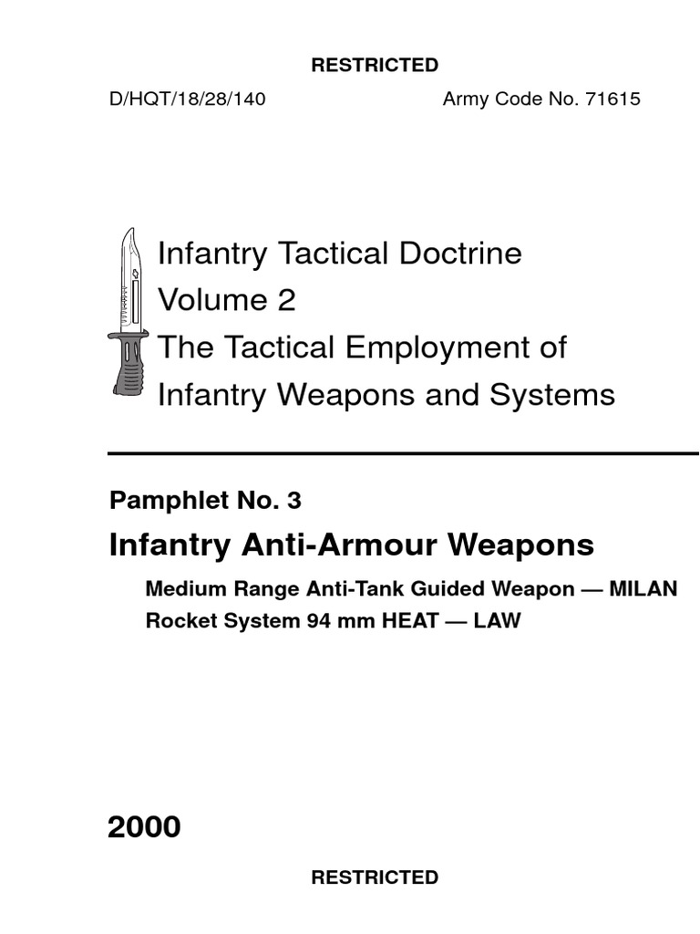 Infantry Anti-Armour Weapons | PDF | Anti Tank Warfare | Military Doctrine