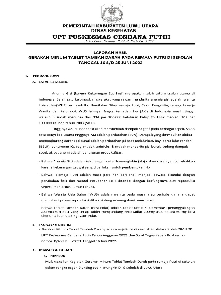 Laporan Hasil TTD | PDF