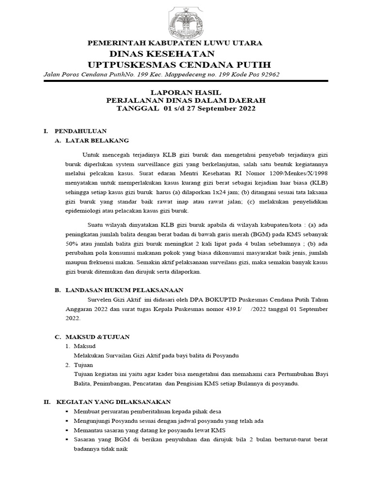 LAPORAN PERTUMBUHAN - Copy - 2 | PDF