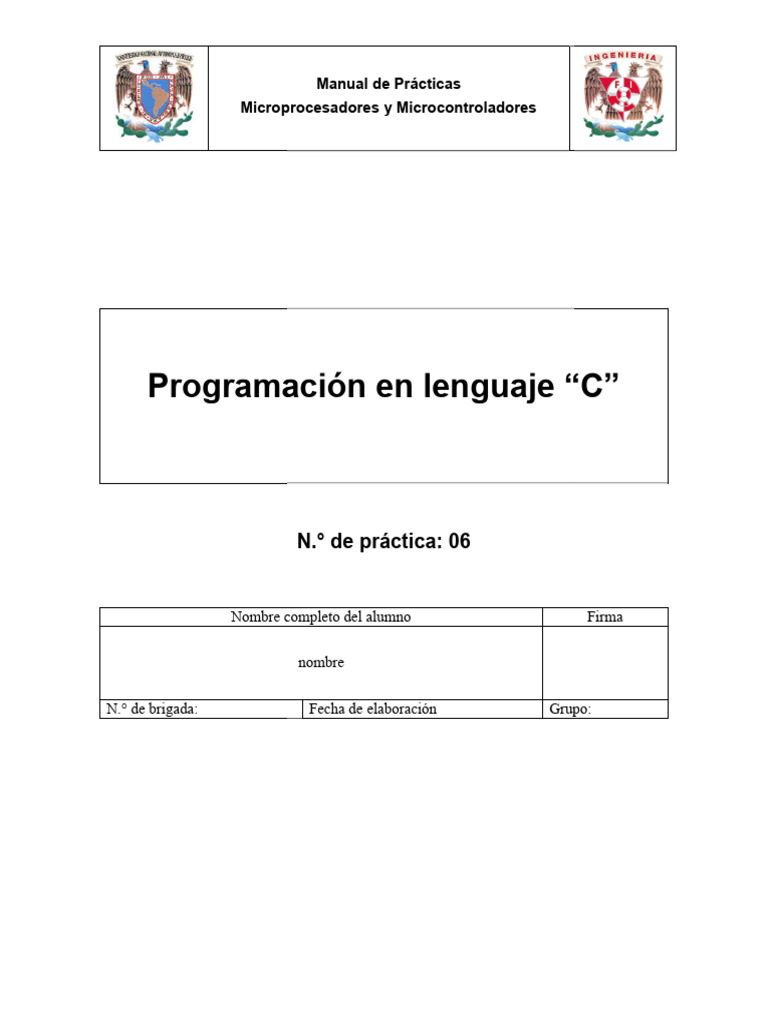 Programación en Lenguaje "C" Programación en Lenguaje "C" Programación en Lenguaje "C ...