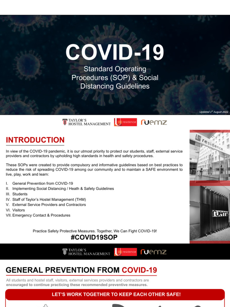 Downloads - Covid 19 SOP Guidelines | PDF | Hand Washing | Hygiene