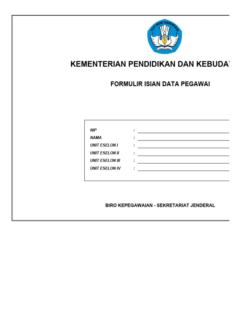 Biodata DPK Kopertis7 | PDF