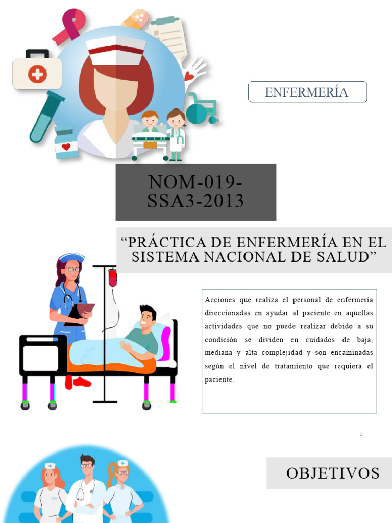 Enfermería NOM019 | PDF