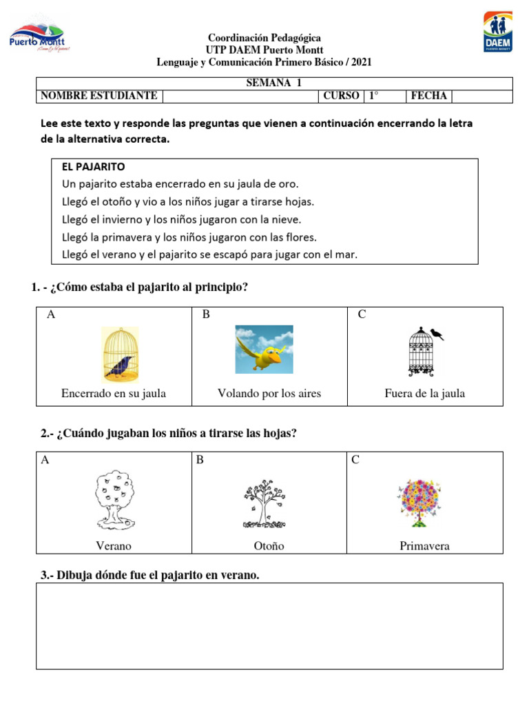 Guias De Lenguaje 1 Basico Pdf