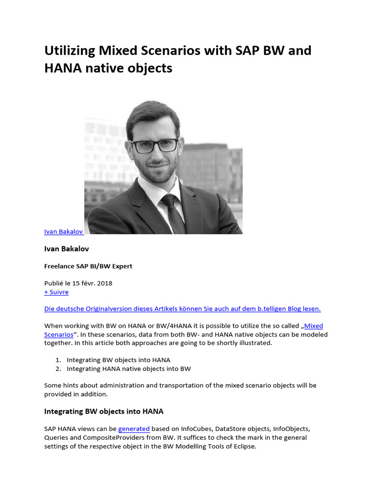 SAP CV Transport SCTS HTA | PDF