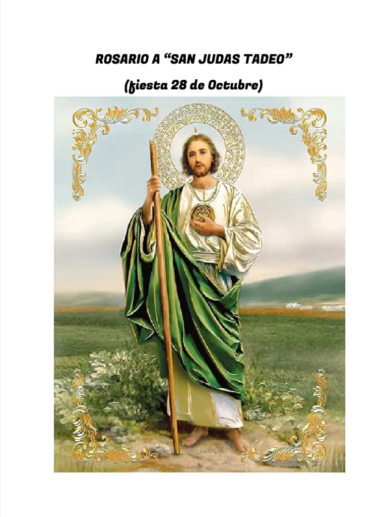PDF Rosario de San Judas Tadeo - Compress | PDF