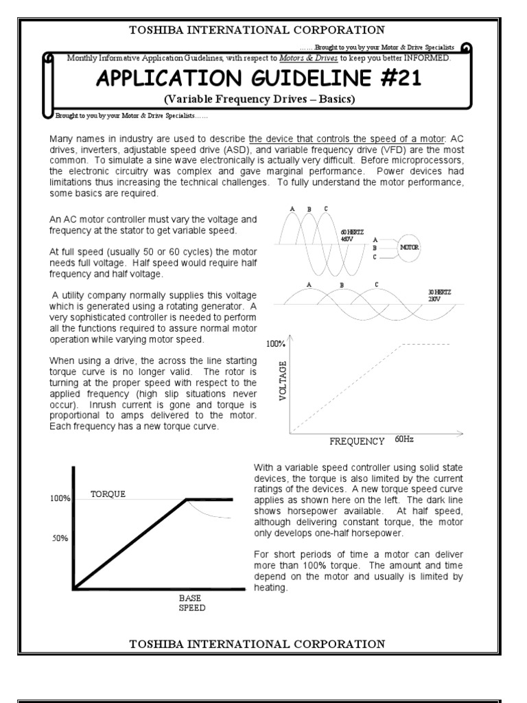 Ag 21em VFD Basics | PDF | Rectifier | Electrical Components