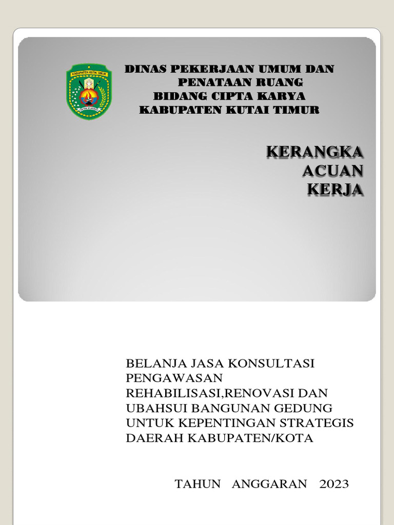 KAK UBAH Rev Ak 4 | PDF | Teknologi & Rekayasa