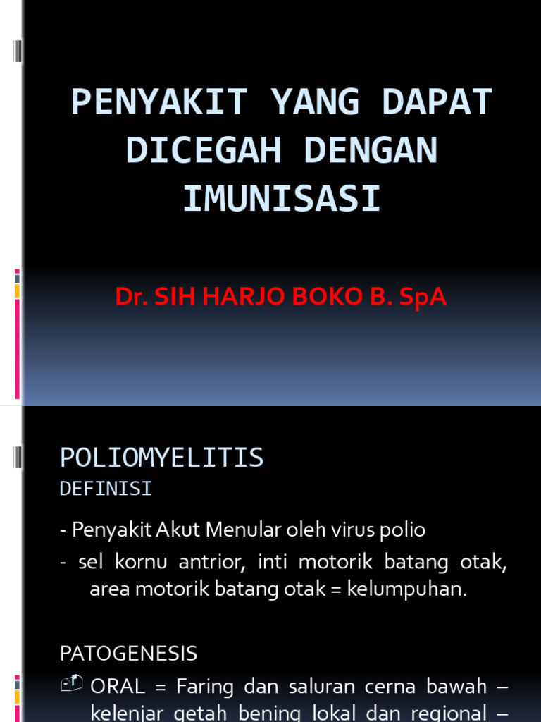 POLIOMYELITIS | PDF