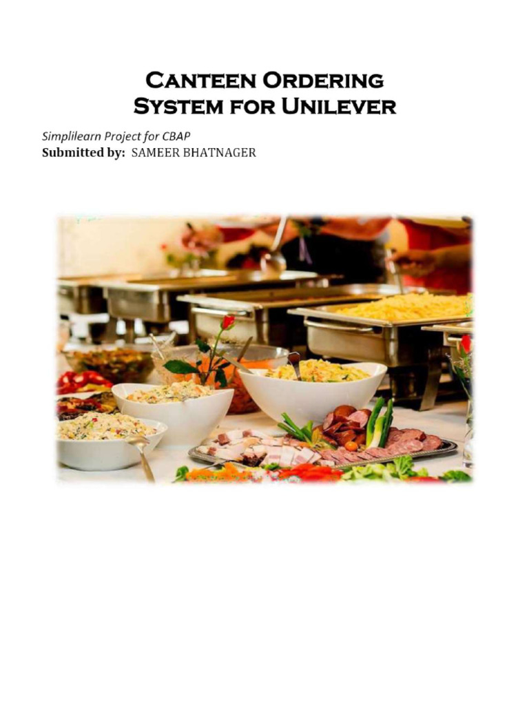 Canteen Ordering System 2 | PDF