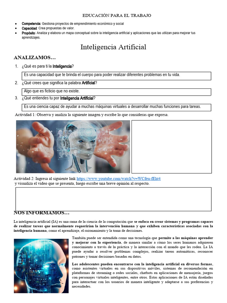 Inteligencia Artificial | PDF