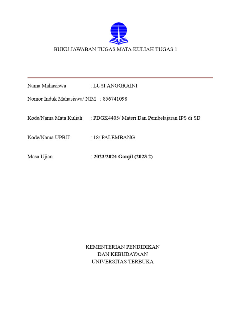 Materi Dan Pembelajaran Ips Di SD - TMK 1 - 8567410 | PDF | Sains & Matematika | Sejarah