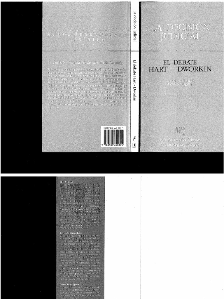 La Decision Judicial - El Debate Hart - Dworkin | PDF