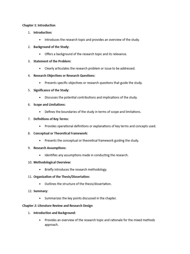 Mix Method Research Part Chapter 1 2 | PDF | Methodology | Qualitative ...